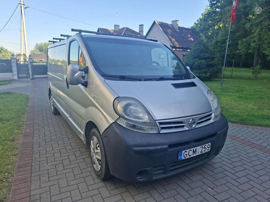 Pelēks Nissan Primastar 2006 Jonava, ar dzinēja tilpumu 1.87 L un nobraukumu 240 tūkst. km par 1600 €, foto 1 vietnē AUTOMOTO.COM.LV