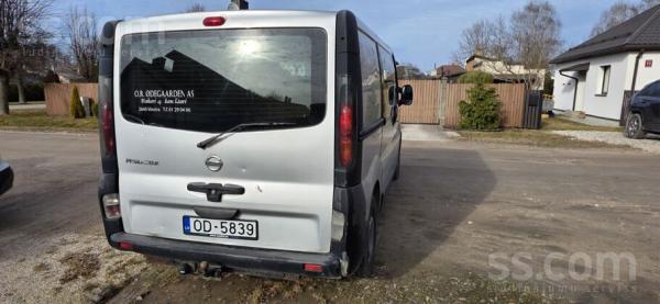 Grey Nissan Primastar 2003 in Jelgava, with an engine capacity of 1.90 L and mileage of 331 thousand km for 2300 €, photo 5 on AUTOMOTO.COM.LV