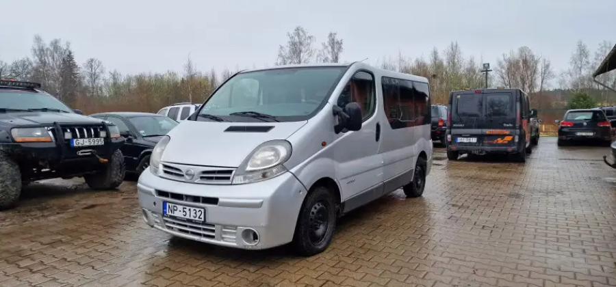 Pelēks Nissan Primastar 2006 Valmiera, ar dzinēja tilpumu 1.90 L un nobraukumu 576 tūkst. km par 3200 €, foto 8 vietnē AUTOMOTO.COM.LV