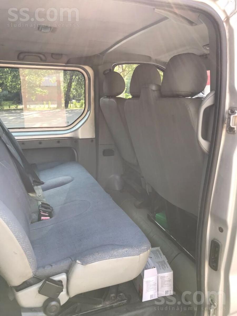 Pelēks Nissan Primastar 2006 Jūrmala, ar dzinēja tilpumu 1.90 L un nobraukumu 513 tūkst. km par 3100 €, foto 9 vietnē AUTOMOTO.COM.LV