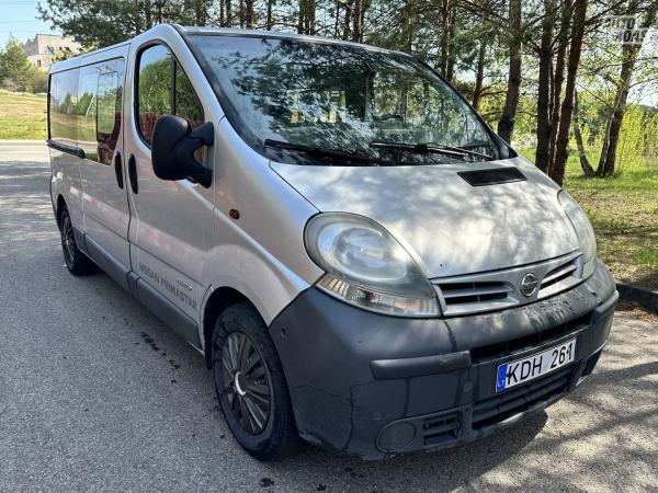 Pelēks Nissan Primastar 2005 Viļņa, ar dzinēja tilpumu 2.50 L un nobraukumu 339 tūkst. km par 2950 €, foto 1 vietnē AUTOMOTO.COM.LV