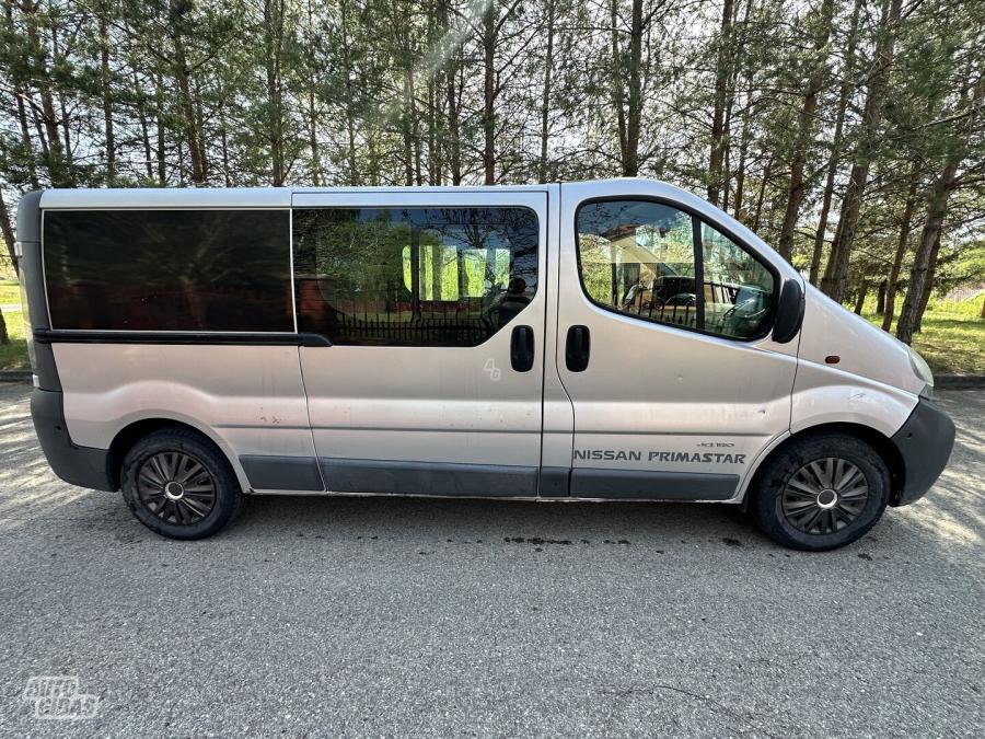 Pelēks Nissan Primastar 2005 Viļņa, ar dzinēja tilpumu 2.50 L un nobraukumu 339 tūkst. km par 2950 €, foto 6 vietnē AUTOMOTO.COM.LV