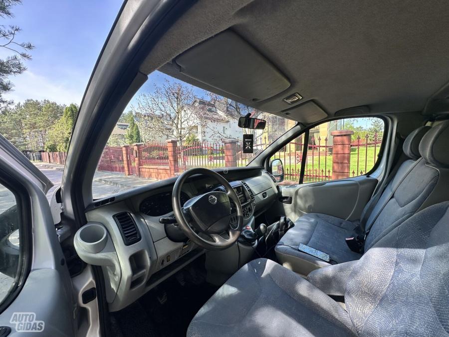 Pelēks Nissan Primastar 2005 Viļņa, ar dzinēja tilpumu 2.50 L un nobraukumu 339 tūkst. km par 2950 €, foto 8 vietnē AUTOMOTO.COM.LV