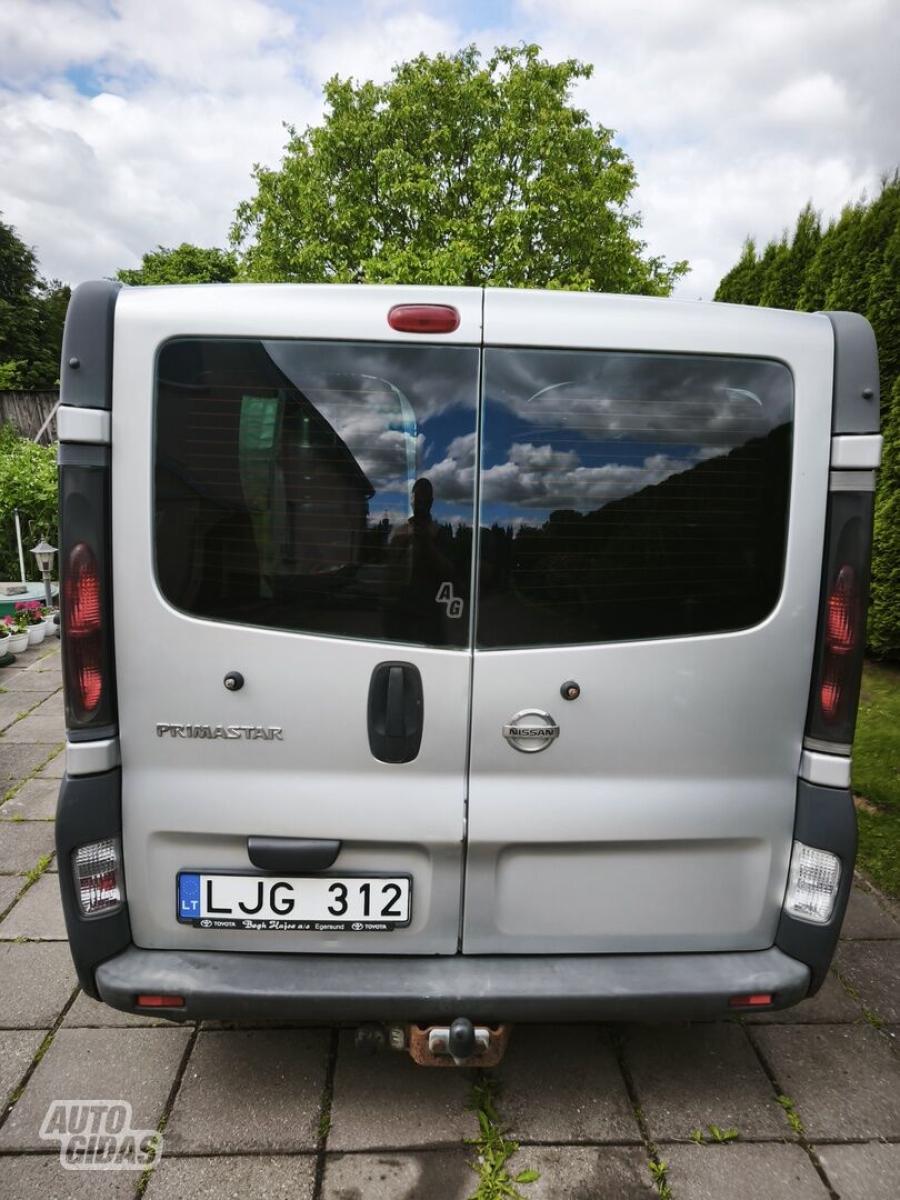 Pelēks Nissan Primastar 2006 Kauņa, ar dzinēja tilpumu 2.50 L un nobraukumu 320 tūkst. km par 1600 €, foto 6 vietnē AUTOMOTO.COM.LV
