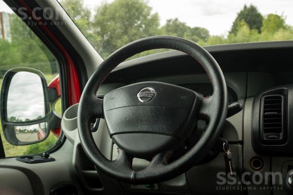 Red Nissan Primastar 2006 in Jelgava, with an engine capacity of 1.90 L and mileage of 437 thousand km for 5900 €, photo 10 on AUTOMOTO.COM.LV