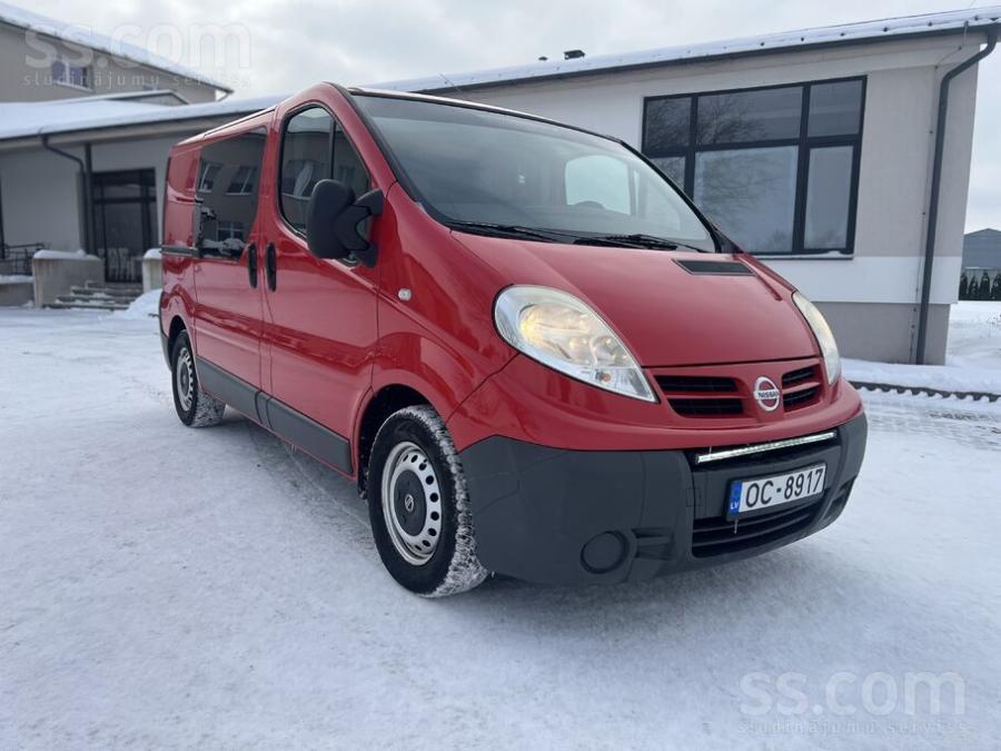 Sarkans Nissan Primastar 2007 Rēzekne, ar dzinēja tilpumu 2.00 L un nobraukumu 0 tūkst. km par 5550 €, foto 4 vietnē AUTOMOTO.COM.LV