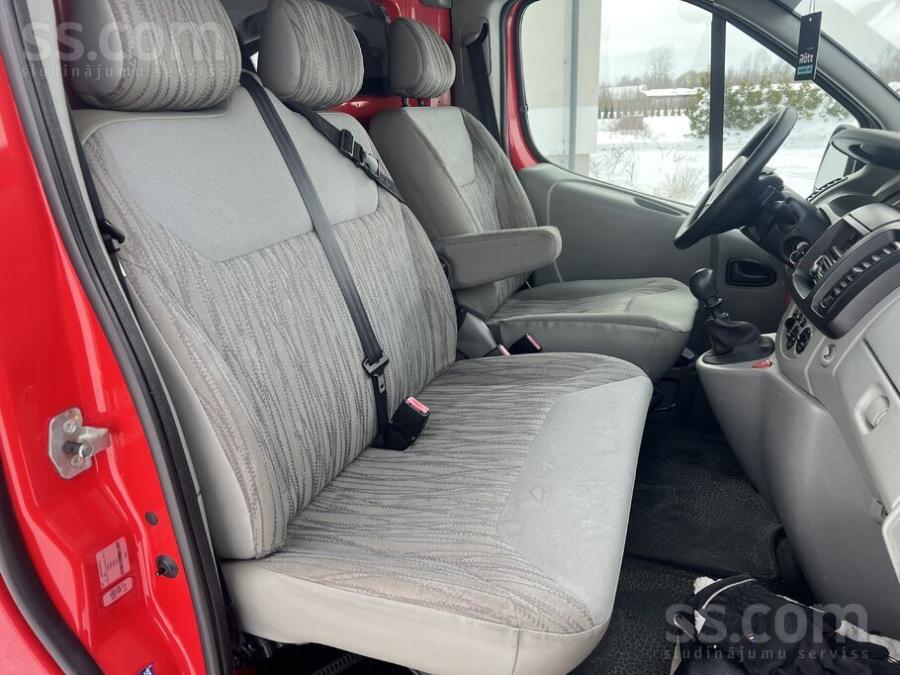 Sarkans Nissan Primastar 2007 Rēzekne, ar dzinēja tilpumu 2.00 L un nobraukumu 0 tūkst. km par 5550 €, foto 10 vietnē AUTOMOTO.COM.LV