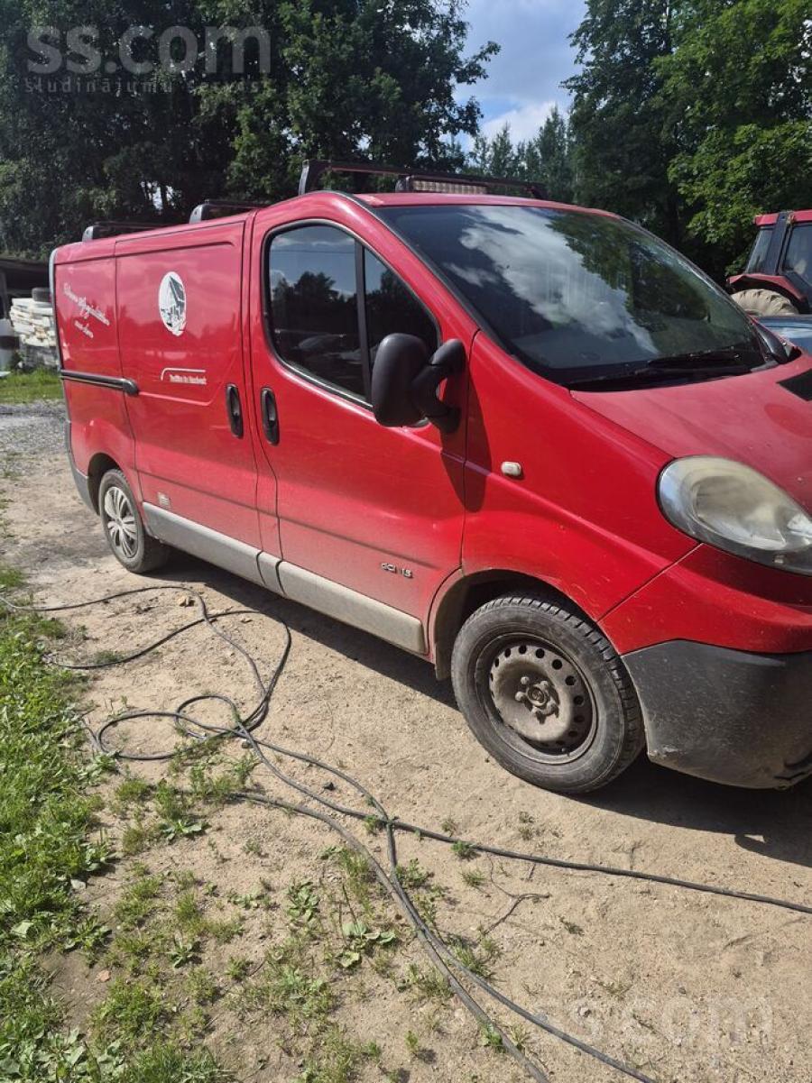 Red Nissan Primastar 2008 in Talsi, with an engine capacity of 2.00 L and mileage of 324 thousand km for 3000 €, photo 1 on AUTOMOTO.COM.LV