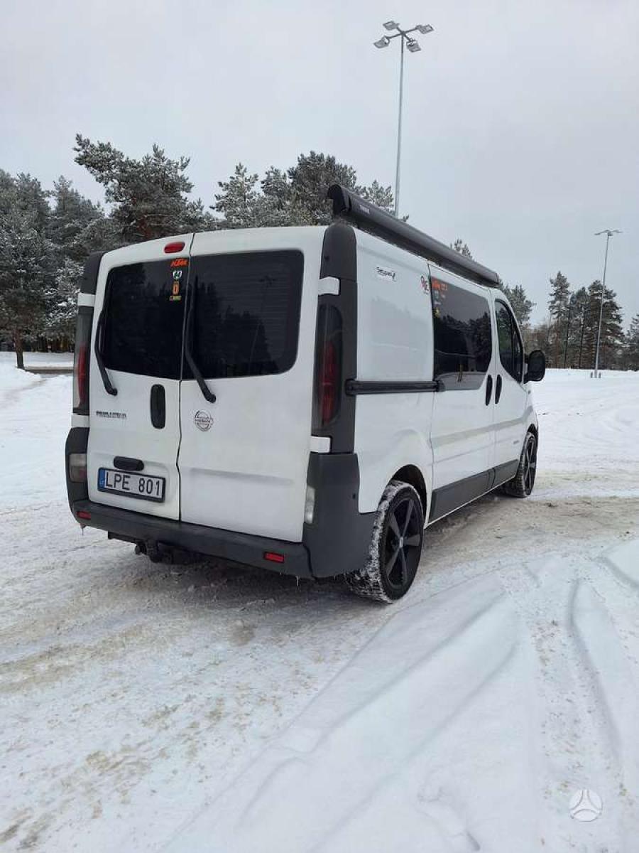 White Nissan Primastar 2005 in Utena, with an engine capacity of 1.90 L and mileage of 310 thousand km for 3950 €, photo 3 on AUTOMOTO.COM.LV