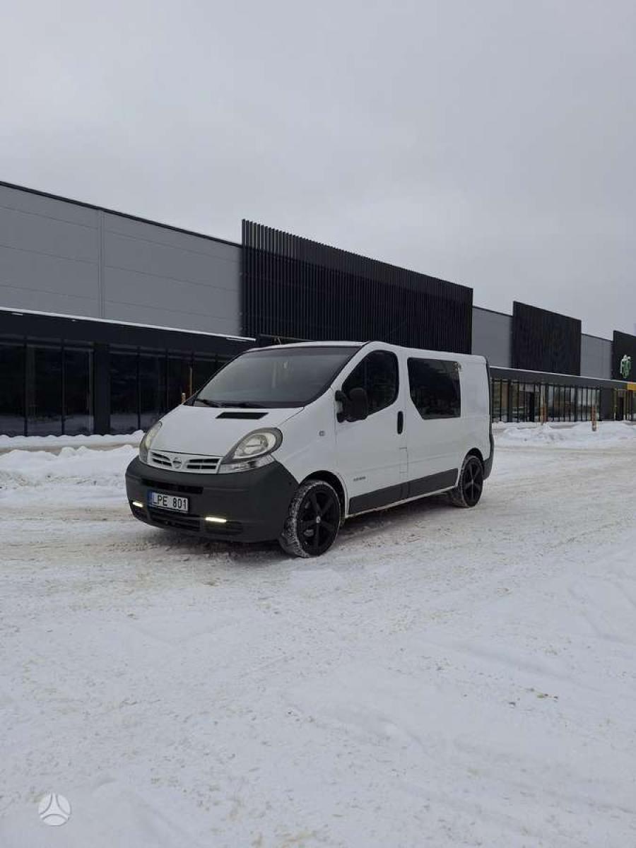 White Nissan Primastar 2005 in Utena, with an engine capacity of 1.90 L and mileage of 310 thousand km for 3950 €, photo 5 on AUTOMOTO.COM.LV