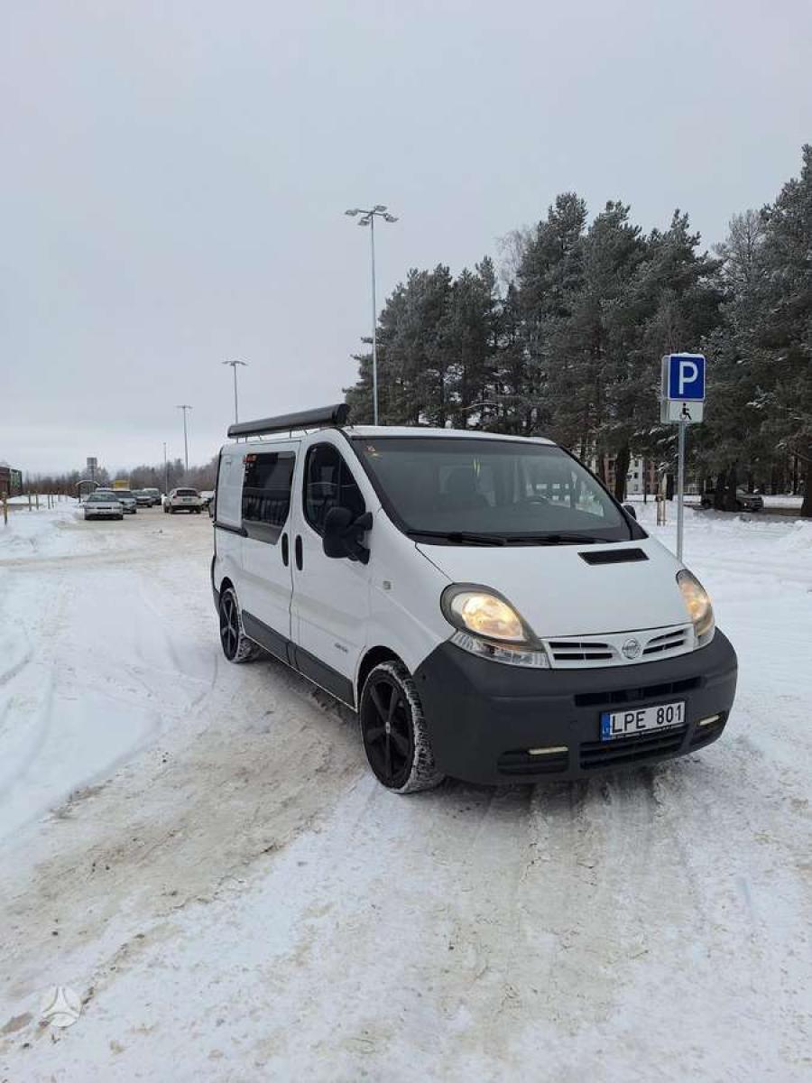 White Nissan Primastar 2005 in Utena, with an engine capacity of 1.90 L and mileage of 310 thousand km for 3950 €, photo 6 on AUTOMOTO.COM.LV