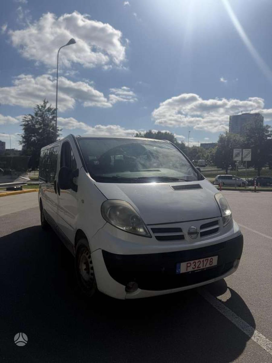 Balts Nissan Primastar 2009 Viļņa, ar dzinēja tilpumu 2.00 L un nobraukumu 380 tūkst. km par 2740 €, foto 1 vietnē AUTOMOTO.COM.LV
