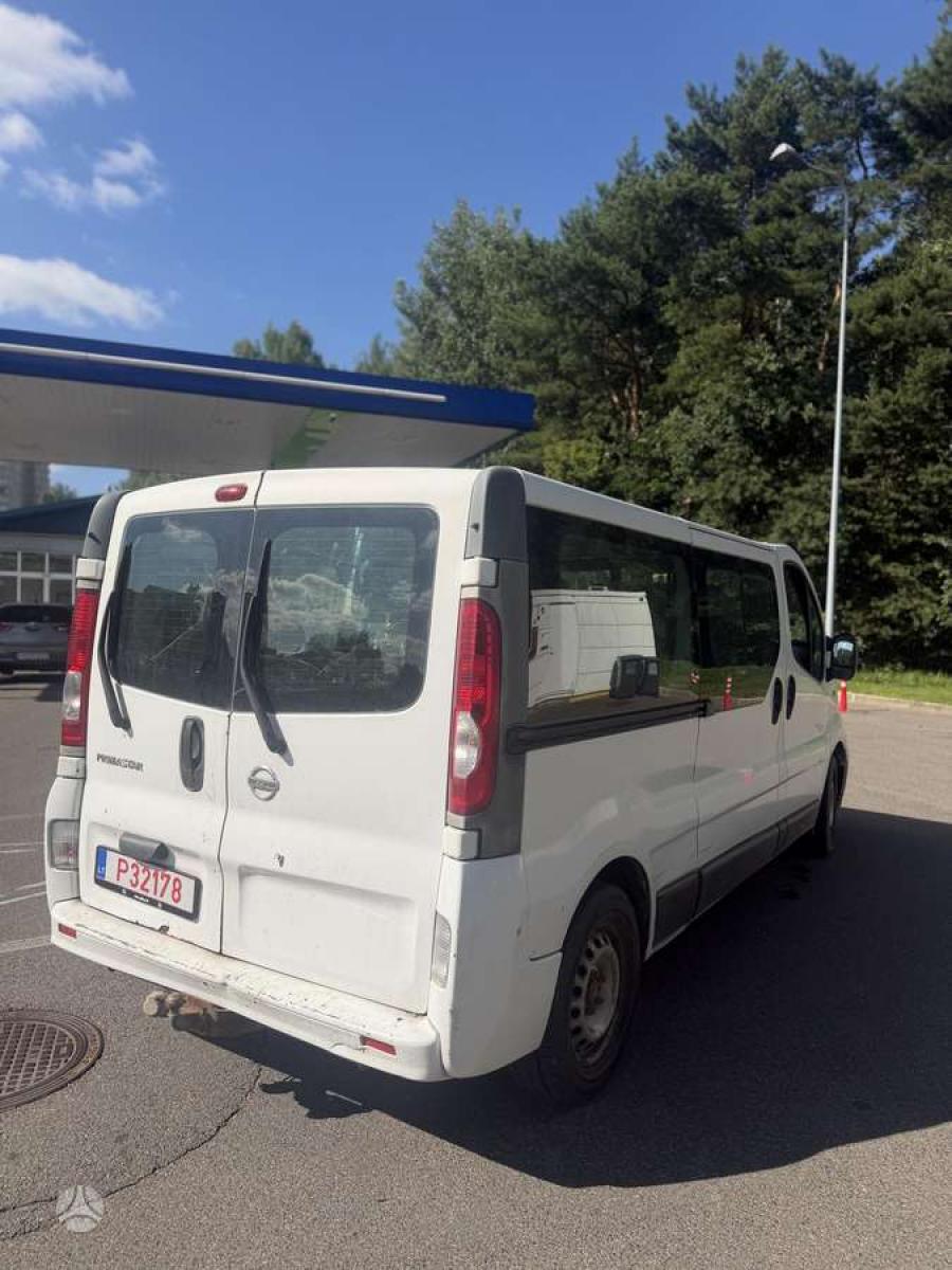 Balts Nissan Primastar 2009 Viļņa, ar dzinēja tilpumu 2.00 L un nobraukumu 380 tūkst. km par 2740 €, foto 5 vietnē AUTOMOTO.COM.LV
