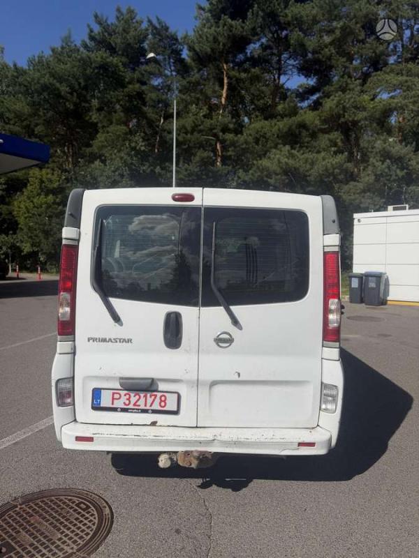 Balts Nissan Primastar 2009 Viļņa, ar dzinēja tilpumu 2.00 L un nobraukumu 380 tūkst. km par 2740 €, foto 5 vietnē AUTOMOTO.COM.LV