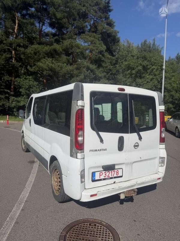 Balts Nissan Primastar 2009 Viļņa, ar dzinēja tilpumu 2.00 L un nobraukumu 380 tūkst. km par 2740 €, foto 6 vietnē AUTOMOTO.COM.LV