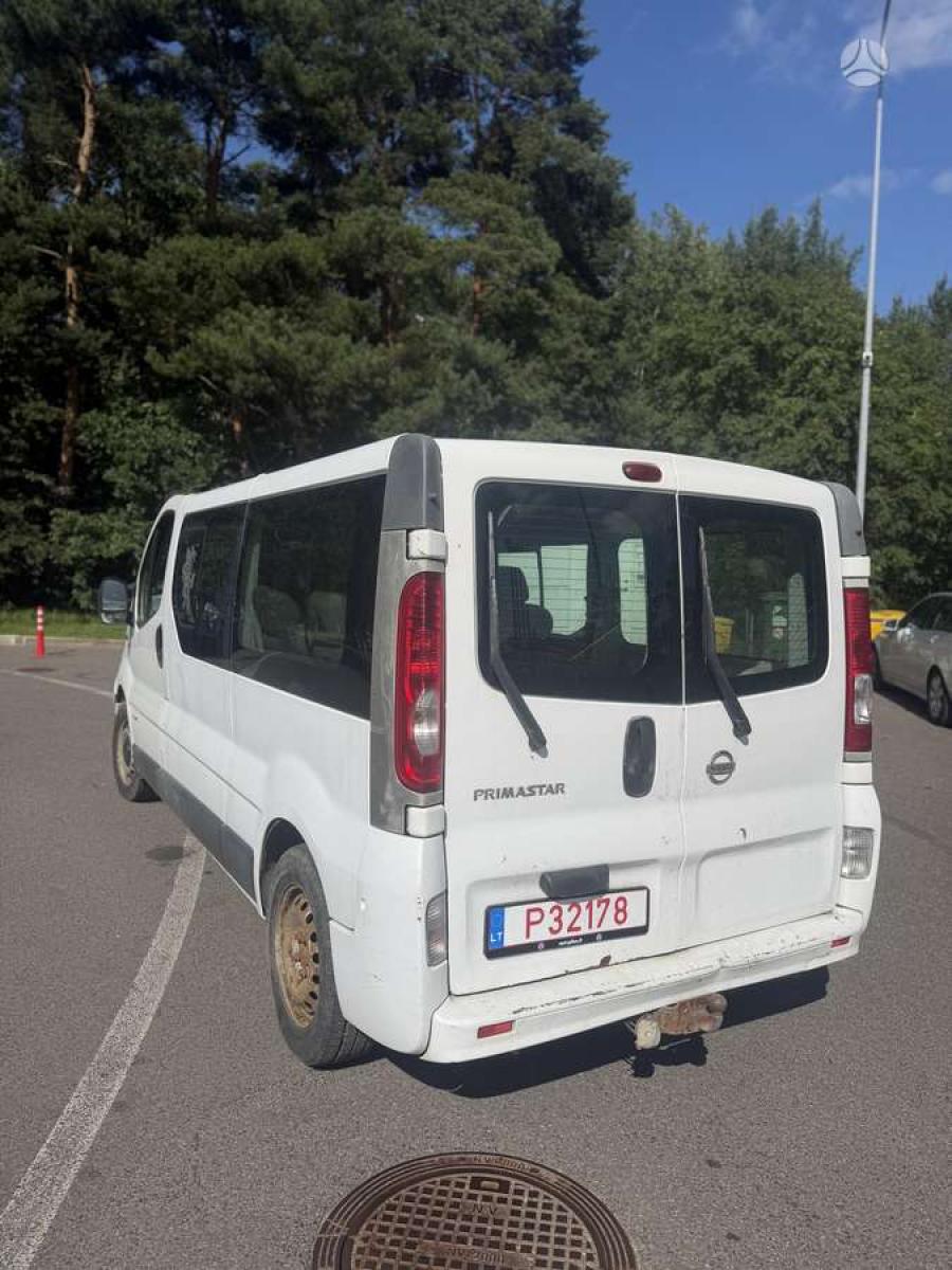 Balts Nissan Primastar 2009 Viļņa, ar dzinēja tilpumu 2.00 L un nobraukumu 380 tūkst. km par 2740 €, foto 7 vietnē AUTOMOTO.COM.LV