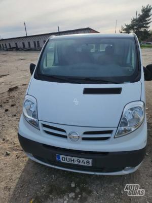 Balts Nissan Primastar 2014 Šauļi, ar dzinēja tilpumu 2.00 L un nobraukumu 155 tūkst. km par 5199 €, foto  vietnē AUTOMOTO.COM.LV