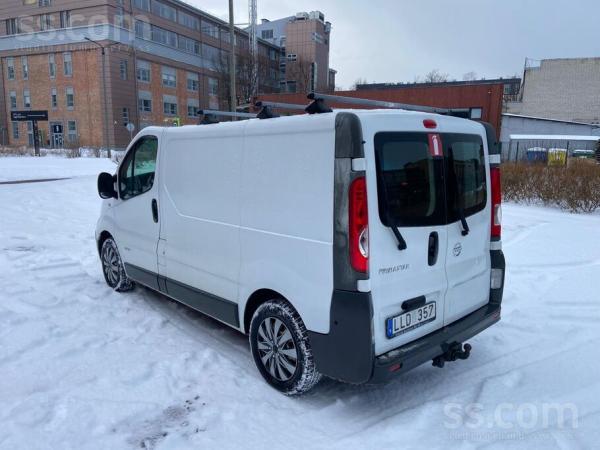 White Nissan Primastar 2007 in Riga, with an engine capacity of 2.00 L and mileage of 0 thousand km for 3500 €, photo 3 on AUTOMOTO.COM.LV