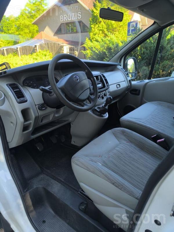 Balts Nissan Primastar 2007 Valmiera, ar dzinēja tilpumu 2.50 L un nobraukumu 427 tūkst. km par 2950 €, foto 10 vietnē AUTOMOTO.COM.LV