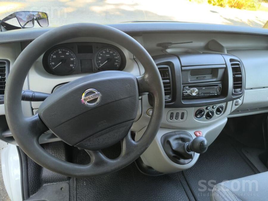 Balts Nissan Primastar 2007 Valmiera, ar dzinēja tilpumu 2.50 L un nobraukumu 427 tūkst. km par 2950 €, foto 13 vietnē AUTOMOTO.COM.LV