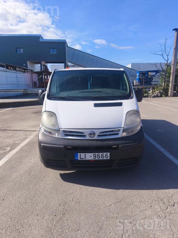 White Nissan Primastar 2007 in Riga, with an engine capacity of 1.90 L and mileage of 409 thousand km for 3900 €, photo 2 on AUTOMOTO.COM.LV