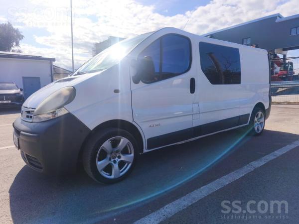 White Nissan Primastar 2007 in Riga, with an engine capacity of 1.90 L and mileage of 409 thousand km for 3900 €, photo 5 on AUTOMOTO.COM.LV