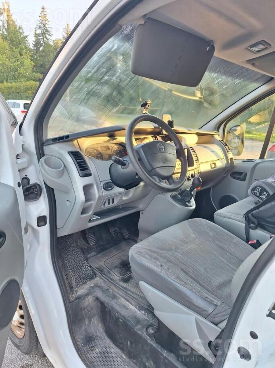Balts Nissan Primastar 2009 Ogre, ar dzinēja tilpumu 2.00 L un nobraukumu 342 tūkst. km par 3800 €, foto 7 vietnē AUTOMOTO.COM.LV