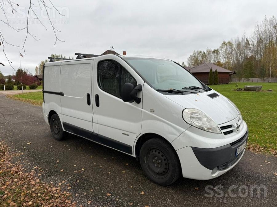 White Nissan Primastar 2011 in Riga, with an engine capacity of 2.00 L and mileage of 0 thousand km for 4300 €, photo 3 on AUTOMOTO.COM.LV