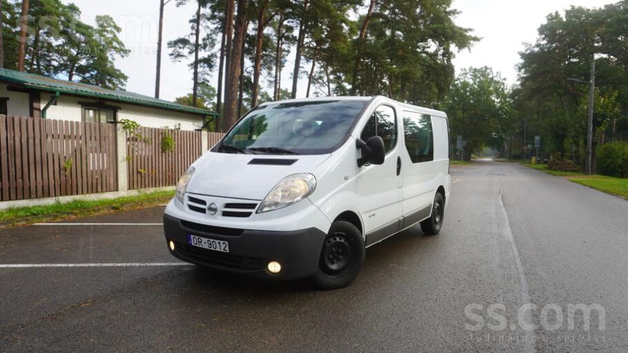 White Nissan Primastar 2012 in Riga, with an engine capacity of 2.00 L and mileage of 279 thousand km for 5189 €, photo 1 on AUTOMOTO.COM.LV