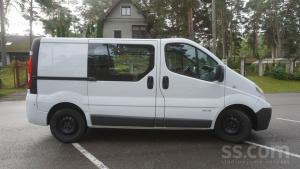 White Nissan Primastar 2012 in Riga, with an engine capacity of 2.00 L and mileage of 279 thousand km for 5189 €, photo 5 on AUTOMOTO.COM.LV