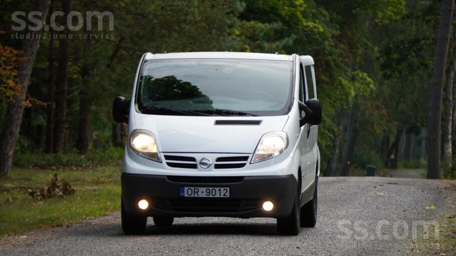 White Nissan Primastar 2012 in Riga, with an engine capacity of 2.00 L and mileage of 279 thousand km for 5189 €, photo 16 on AUTOMOTO.COM.LV