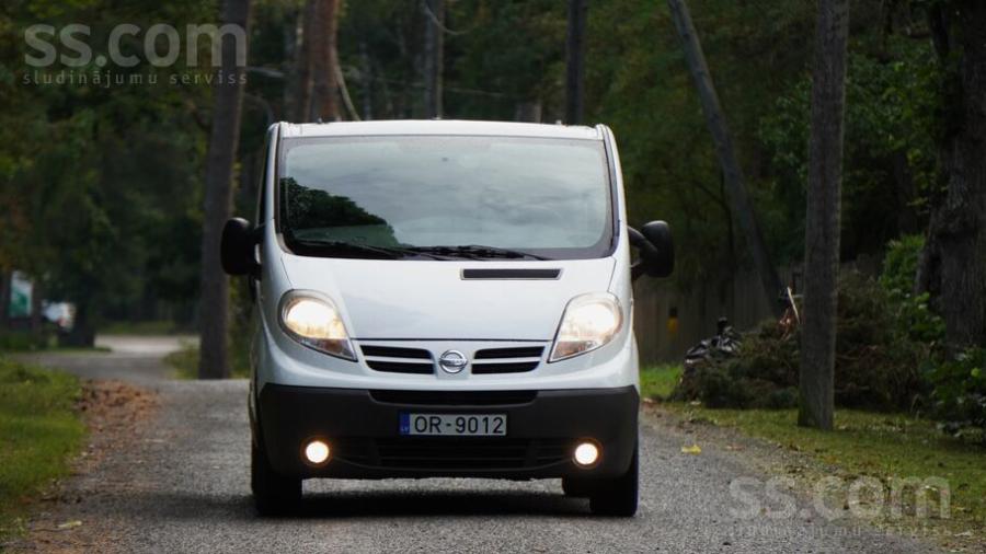 White Nissan Primastar 2012 in Riga, with an engine capacity of 2.00 L and mileage of 279 thousand km for 5189 €, photo 17 on AUTOMOTO.COM.LV