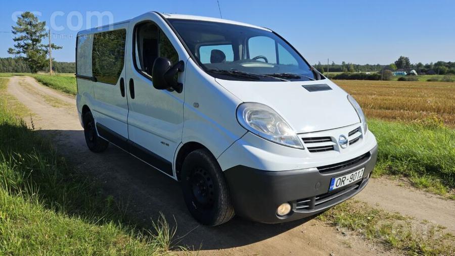 White Nissan Primastar 2012 in Riga, with an engine capacity of 2.00 L and mileage of 279 thousand km for 4700 €, photo 7 on AUTOMOTO.COM.LV