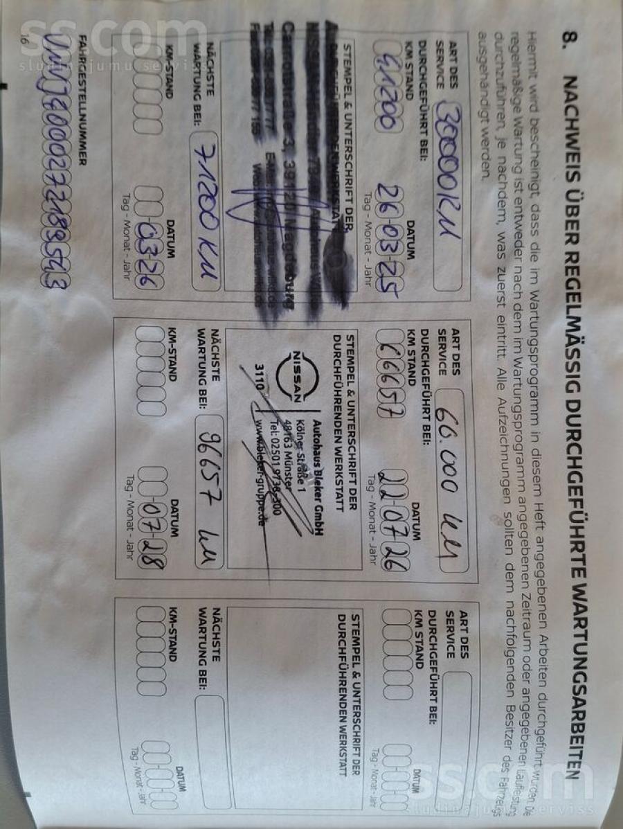 Белый Ниссан Примастар 2024 в Рига, объемом двигателя 2.00 л и пробегом 67 тыс. км за 26400 €, фото 12 на AUTOMOTO.COM.LV