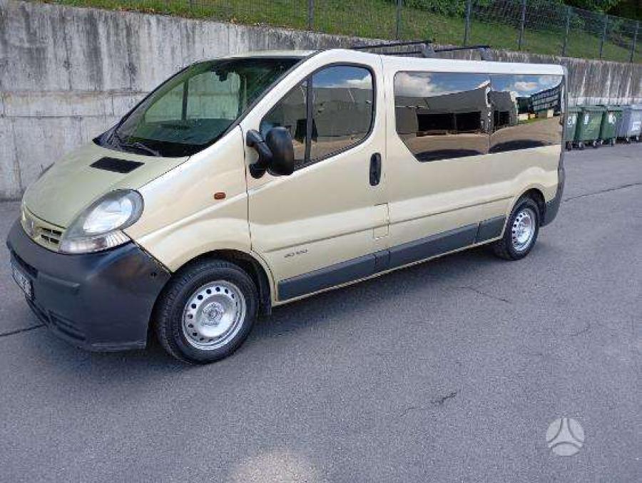 Dzeltens Nissan Primastar 2005 Kauņa, ar dzinēja tilpumu 1.90 L un nobraukumu 300 tūkst. km par 2999 €, foto 1 vietnē AUTOMOTO.COM.LV