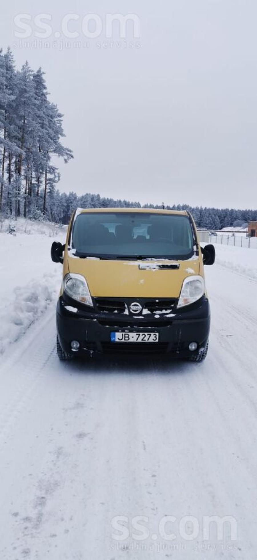 Yellow Nissan Primastar 2008 in Riga, with an engine capacity of 2.00 L and mileage of 365 thousand km for 3000 €, photo 2 on AUTOMOTO.COM.LV
