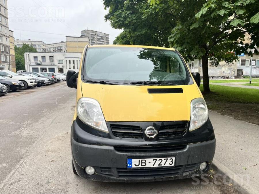 Yellow Nissan Primastar 2008 in Riga, with an engine capacity of 2.00 L and mileage of 365 thousand km for 2499 €, photo 1 on AUTOMOTO.COM.LV