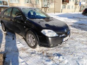 Black Nissan Primera 2006 in Alytus, with an engine capacity of 1.87 L and mileage of 400 thousand km for 950 €, photo 2 on AUTOMOTO.COM.LV