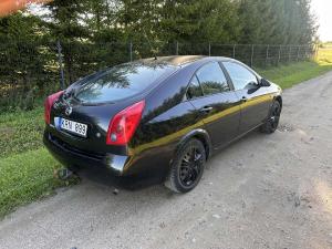 Melns Nissan Primera 2007 Alīta, ar dzinēja tilpumu 1.77 L un nobraukumu 217 tūkst. km par 1600 €, foto  vietnē AUTOMOTO.COM.LV