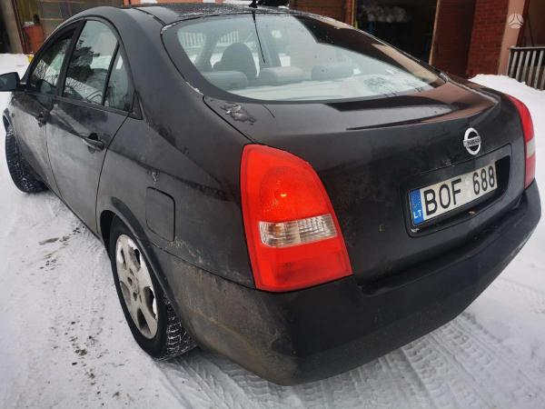 Melns Nissan Primera 2006 Viļņa, ar dzinēja tilpumu 1.80 L un nobraukumu 178 tūkst. km par 2550 €, foto 5 vietnē AUTOMOTO.COM.LV