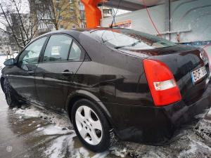 Black Nissan Primera 2006 in Vilnius, with an engine capacity of 1.80 L and mileage of 174 thousand km for 2550 €, photo 7 on AUTOMOTO.COM.LV
