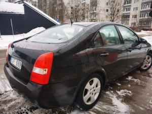 Black Nissan Primera 2006 in Vilnius, with an engine capacity of 1.80 L and mileage of 174 thousand km for 2550 €, photo 14 on AUTOMOTO.COM.LV