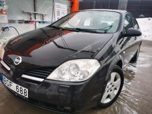 Black Nissan Primera 2006 in Vilnius, with an engine capacity of 1.80 L and mileage of 174 thousand km for 2550 €, photo 8 on AUTOMOTO.COM.LV
