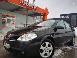 Black Nissan Primera 2006 in Vilnius, with an engine capacity of 1.80 L and mileage of 174 thousand km for 2550 €, photo 9 on AUTOMOTO.COM.LV