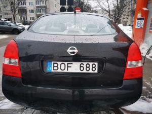 Black Nissan Primera 2006 in Vilnius, with an engine capacity of 1.80 L and mileage of 174 thousand km for 2550 €, photo 12 on AUTOMOTO.COM.LV