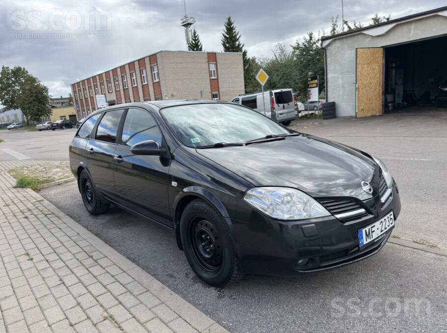 Melns Nissan Primera 2004 Daugavpils, ar dzinēja tilpumu 1.90 L un nobraukumu 273 tūkst. km par 1700 €, foto 2 vietnē AUTOMOTO.COM.LV