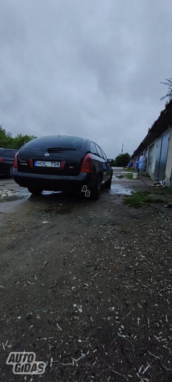 Melns Nissan Primera 2004 Šauļi, ar dzinēja tilpumu 1.90 L un nobraukumu 265 tūkst. km par 1000 €, foto 5 vietnē AUTOMOTO.COM.LV