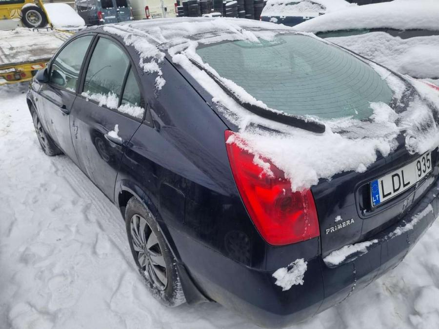 Zils Nissan Primera 2003 Kauņa, ar dzinēja tilpumu 1.60 L un nobraukumu 280 tūkst. km par 599 €, foto 7 vietnē AUTOMOTO.COM.LV