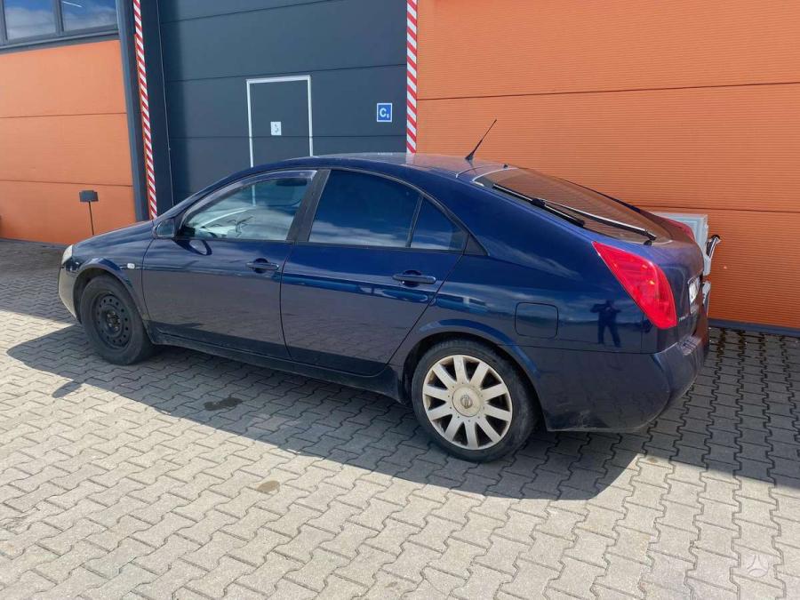 Blue Nissan Primera 2003 in Kaunas, with an engine capacity of 2.18 L and mileage of 283 thousand km for 600 €, photo 4 on AUTOMOTO.COM.LV