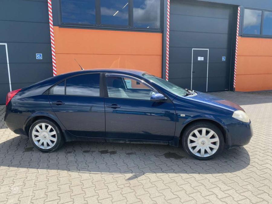 Blue Nissan Primera 2003 in Kaunas, with an engine capacity of 2.18 L and mileage of 283 thousand km for 600 €, photo 5 on AUTOMOTO.COM.LV